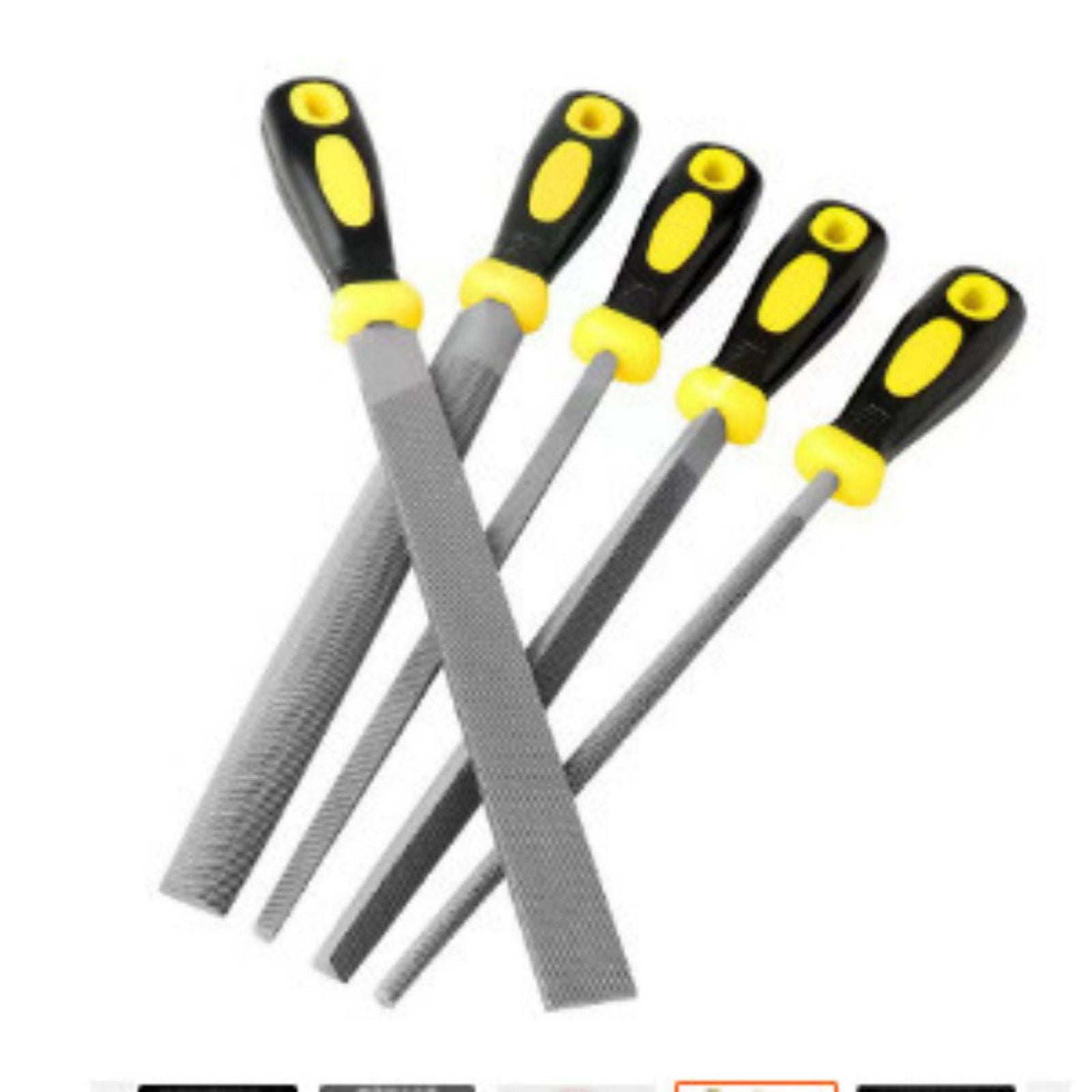 Steel File Metal Grinding Set Flat File, Semi-circular File Triangular ...