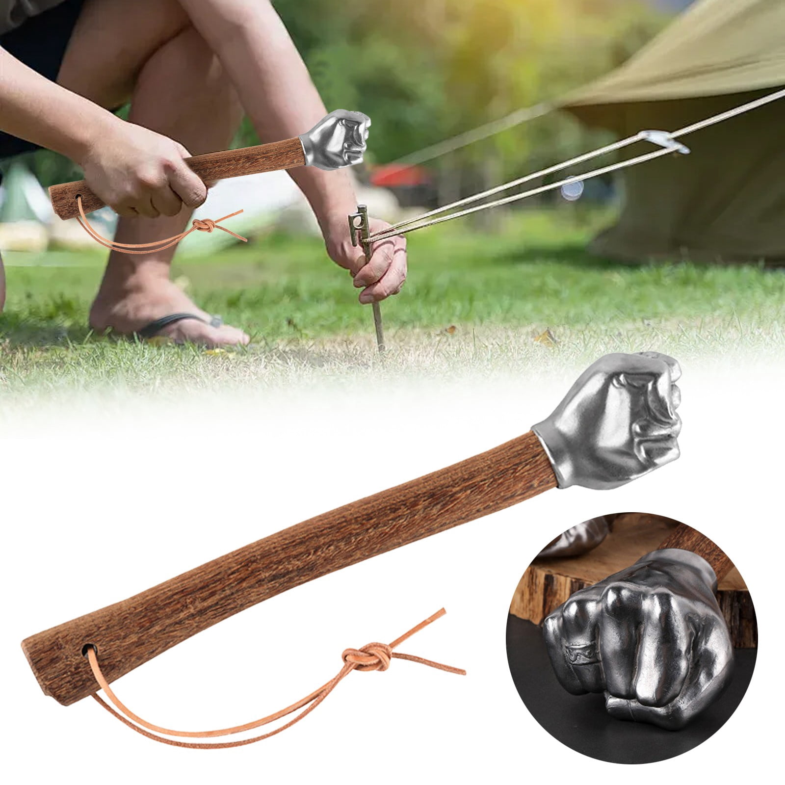 Steel Fist Shape Hammer, Decorative Fist Hammer - Stainless Steel Head ...