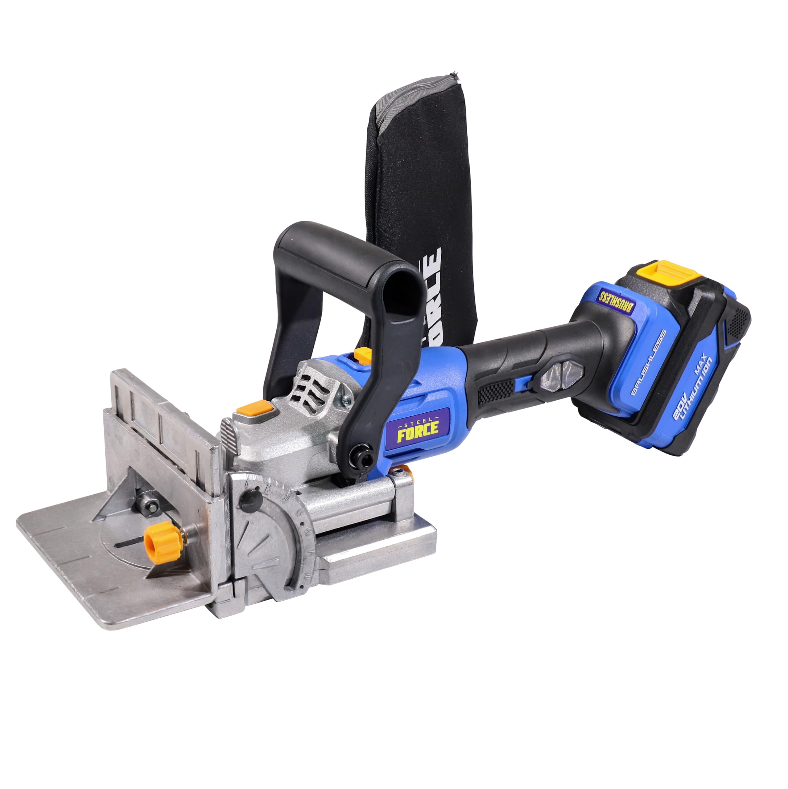 Steel Force BJ184 Wood Biscuit Plate Joiner 4" Brushless Cordless with ...