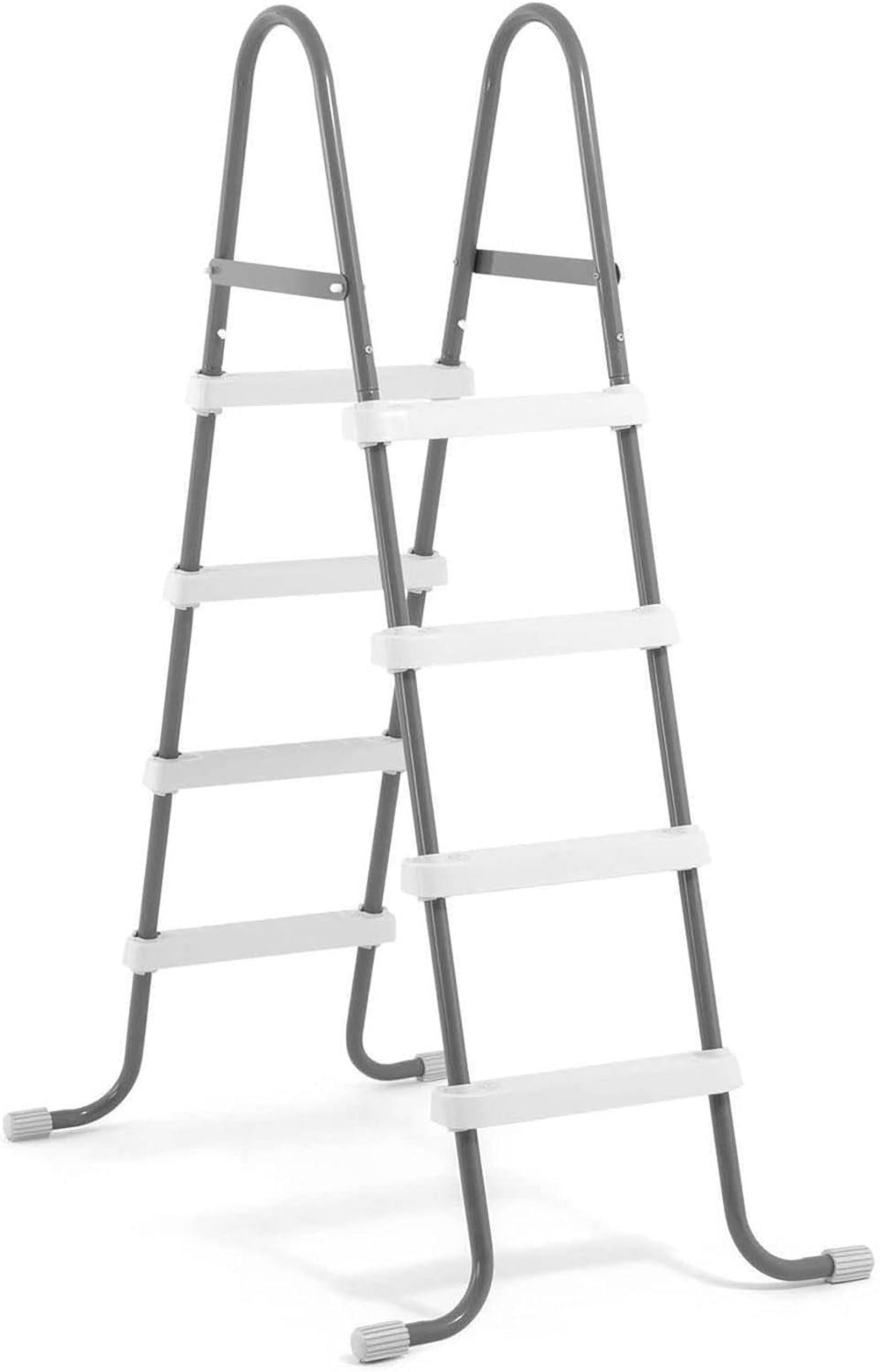 Steel Frame Above Ground Swimming Pool Entry/Exit Ladder for 48" High ...