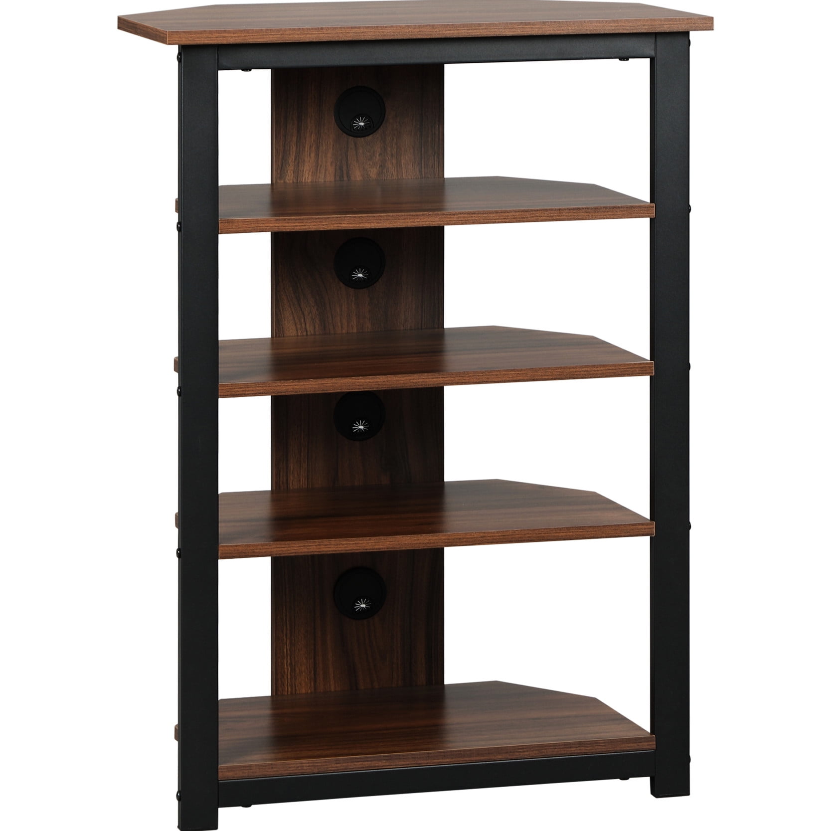 Steel - Frame Corner TV Stand / Maximize Floor Space - Walmart.com
