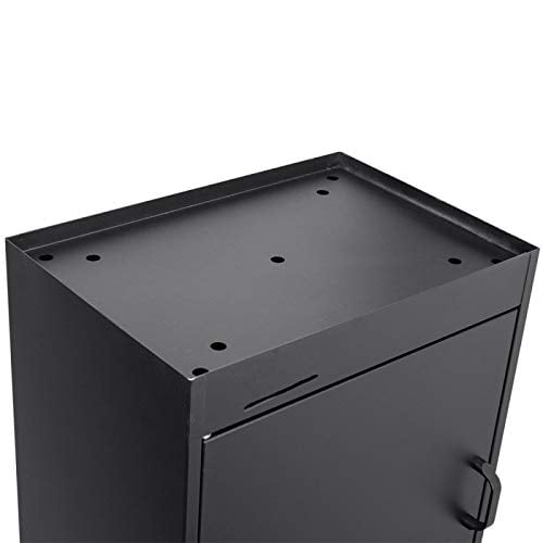 Steel Freestanding Floor Lockable Drop Slot Mail Box with Parcel ...