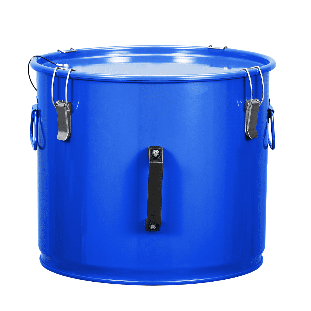 Steel Fryer Grease Bucket, 10 Gallon Fryer Oil Disposal Caddy Transport ...