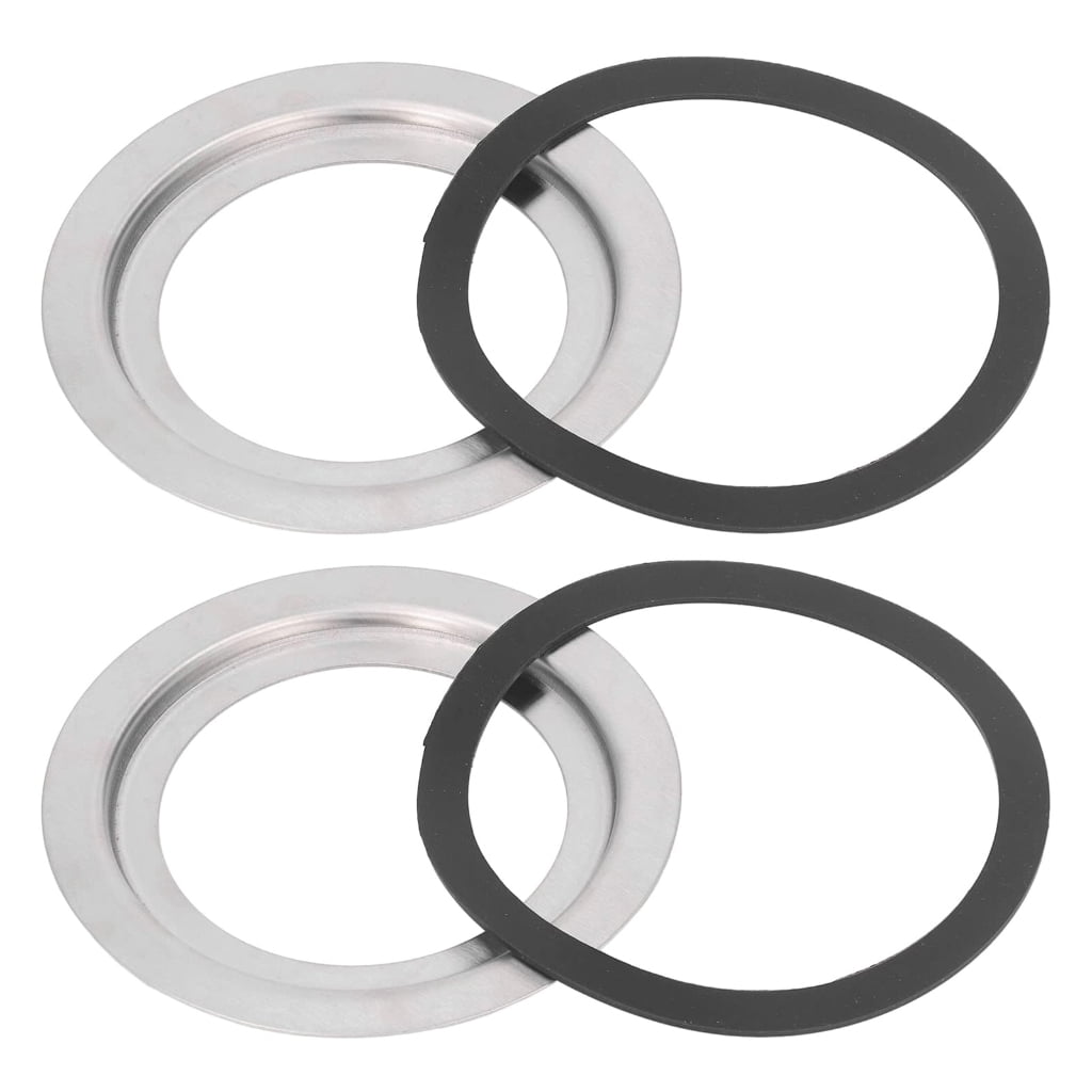 Steel Garbage Disposal Reducer Fitting with Rubber Gaskets Set for ...