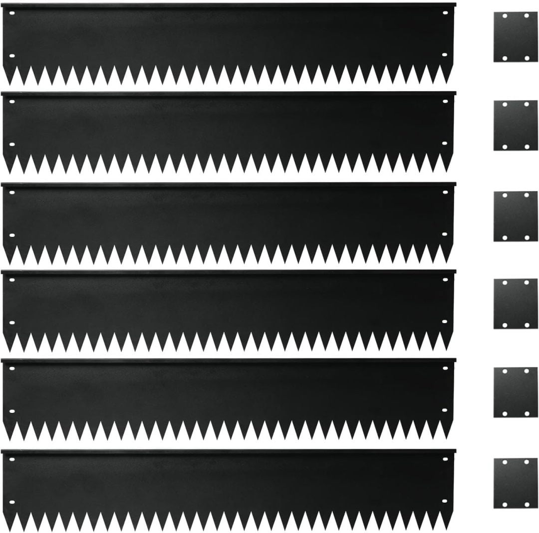 Steel Garden Edging with Top Bending Protection Metal Lanscape Edging ...