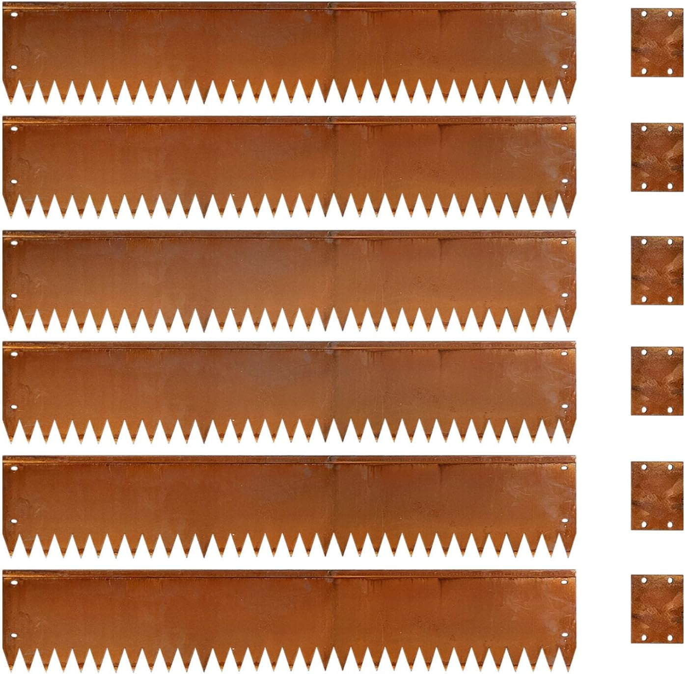 Steel Garden Metal Landscape Edging 40 inch with Top Bending Protection ...