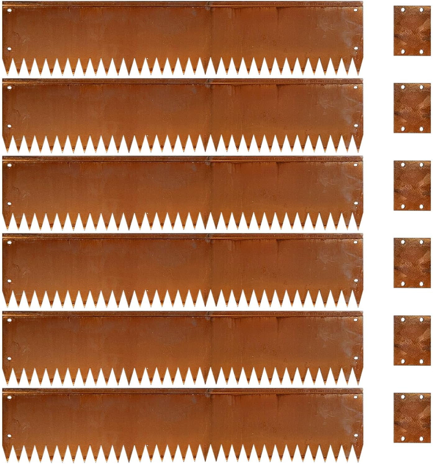 Steel Garden Metal Landscape Edging 40 inch with Top Bending Protection ...