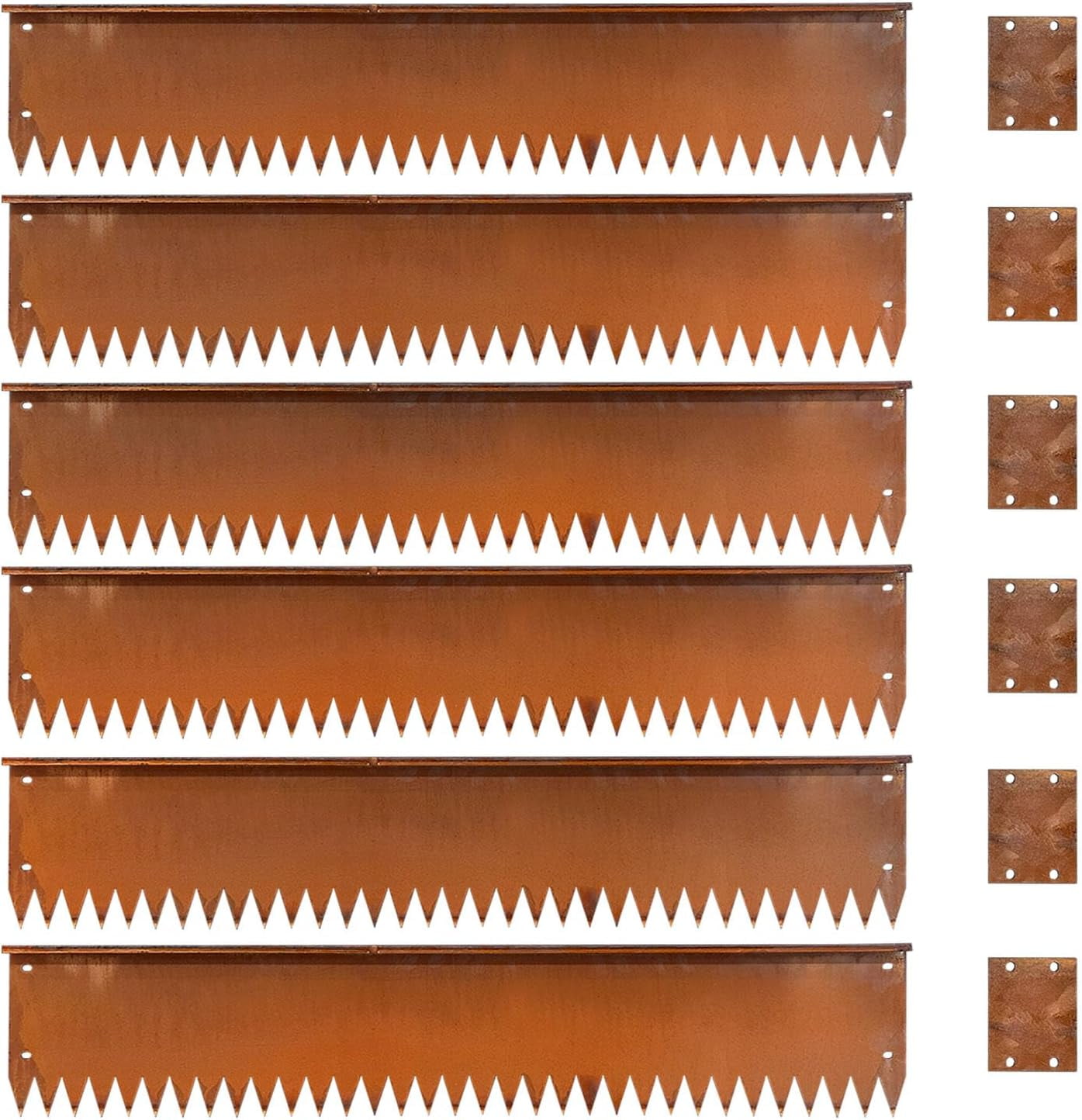 Steel Garden Metal Landscape Edging 40 inch with Top Bending Protection ...