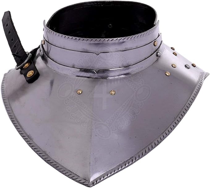 Steel Gorget with Articulated Band Collar - Walmart.com