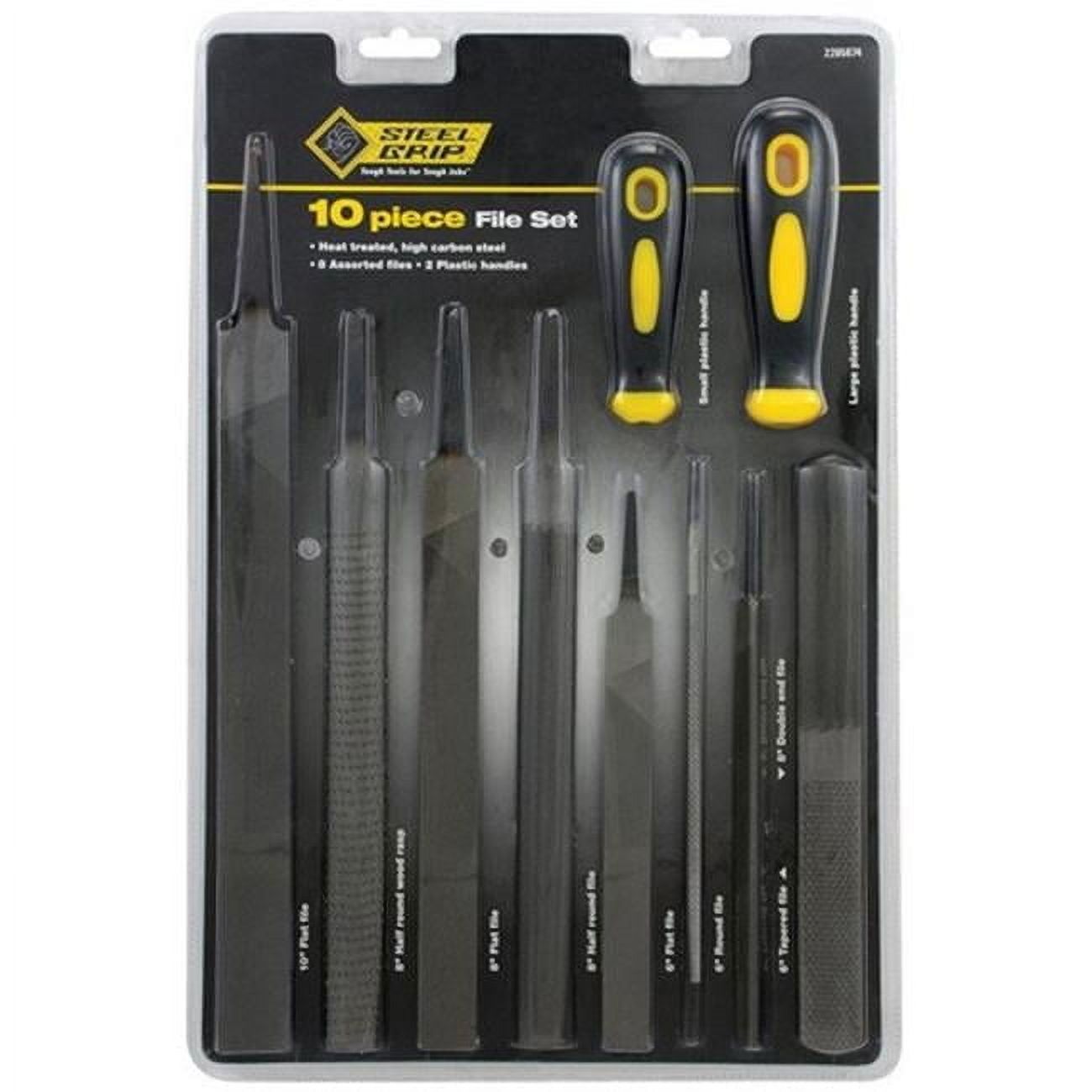 Steel Grip 10 Piece File Set - Walmart.com