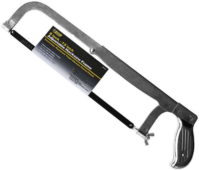 Steel Grip 12 in. Adjustable Hacksaw, Silver - Walmart.com