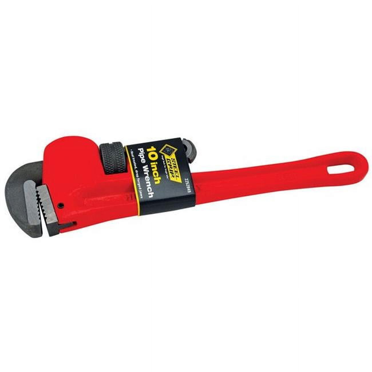 Steel Grip 2252849 10 in. Pipe Wrench - Walmart.com