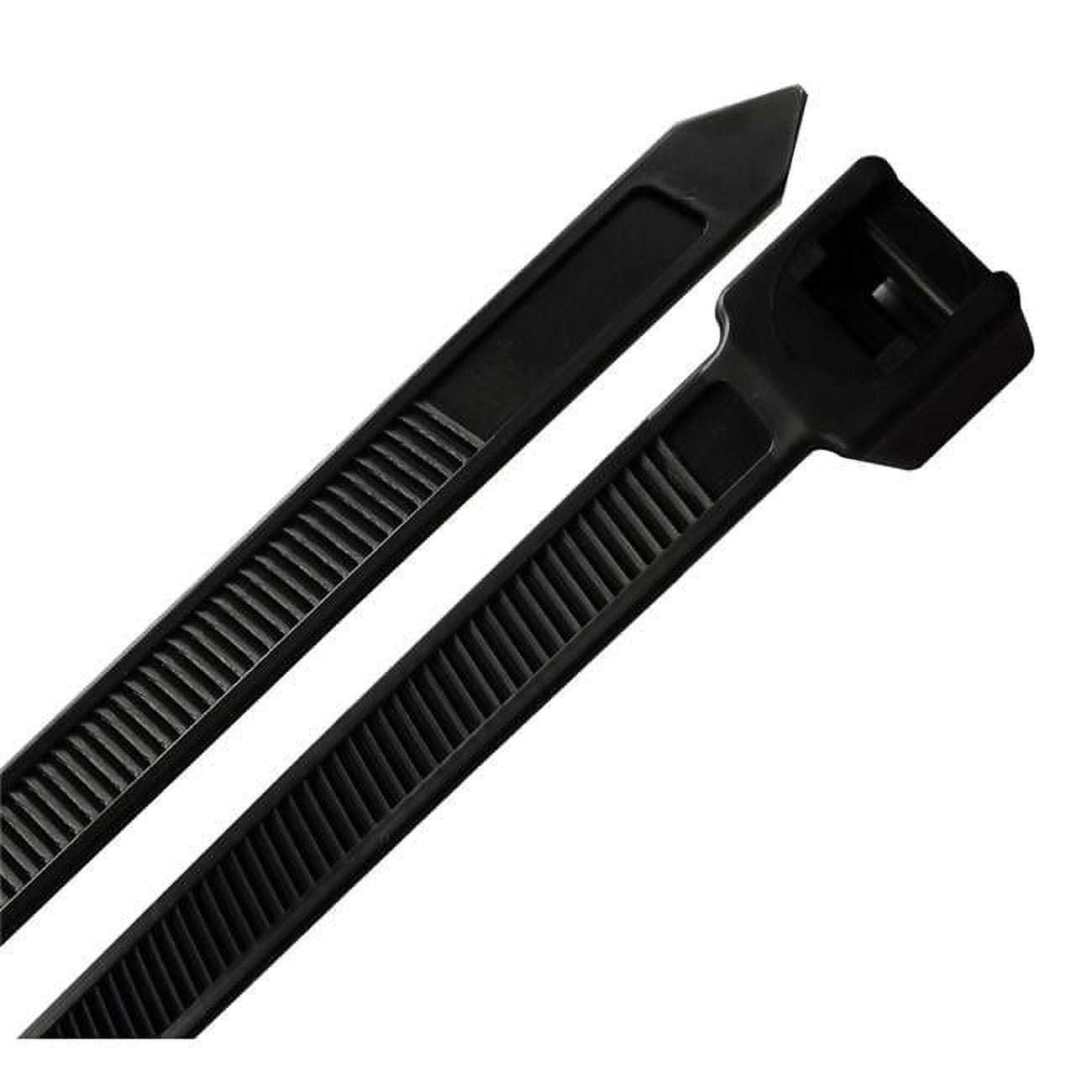 Steel Grip 3004704 24 in. Cable Tie, Black - Pack of 10 - Walmart.com