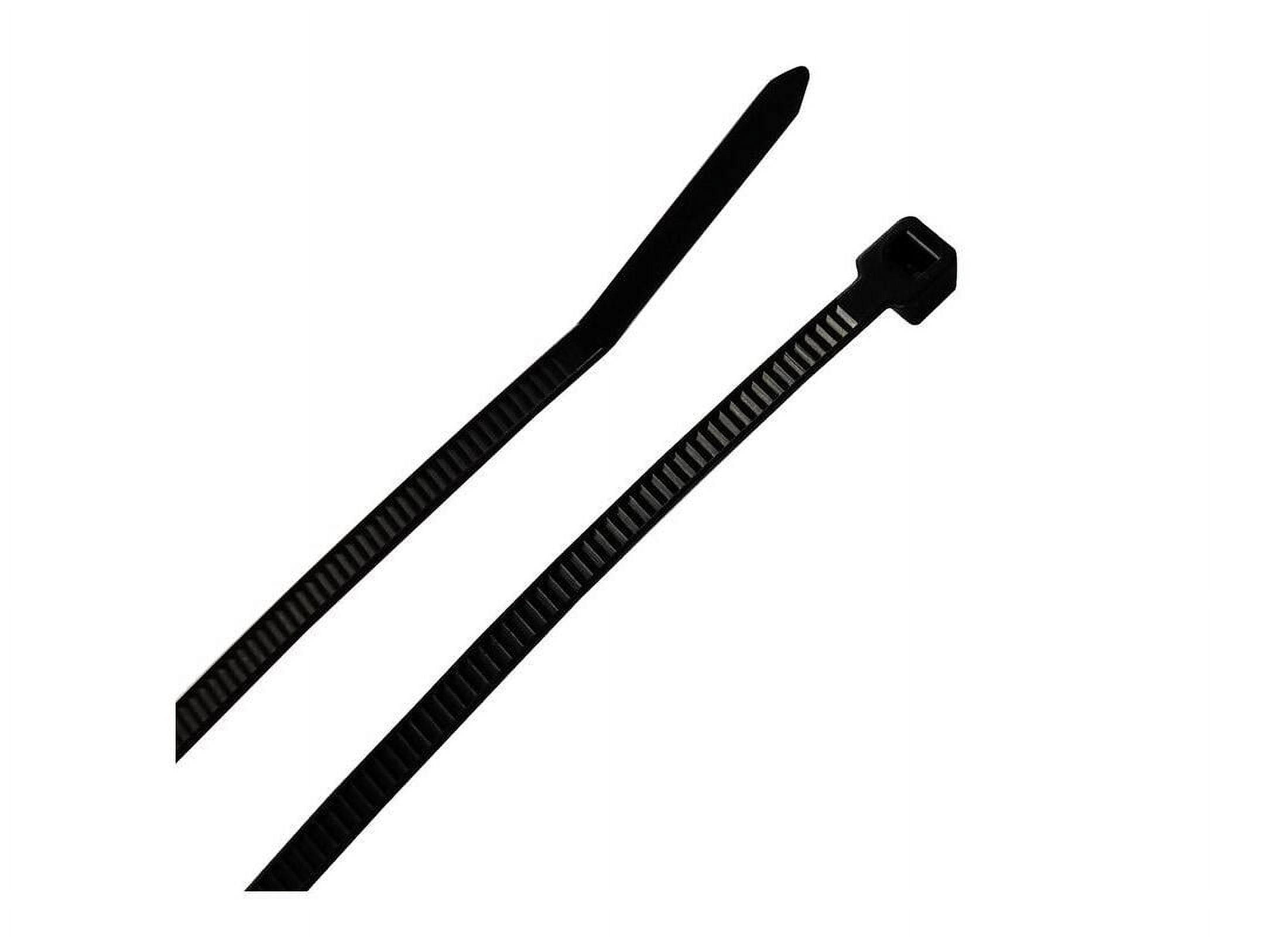 Steel Grip 3004711 4 in. Cable Tie, Black - Pack of 100 - Walmart.com