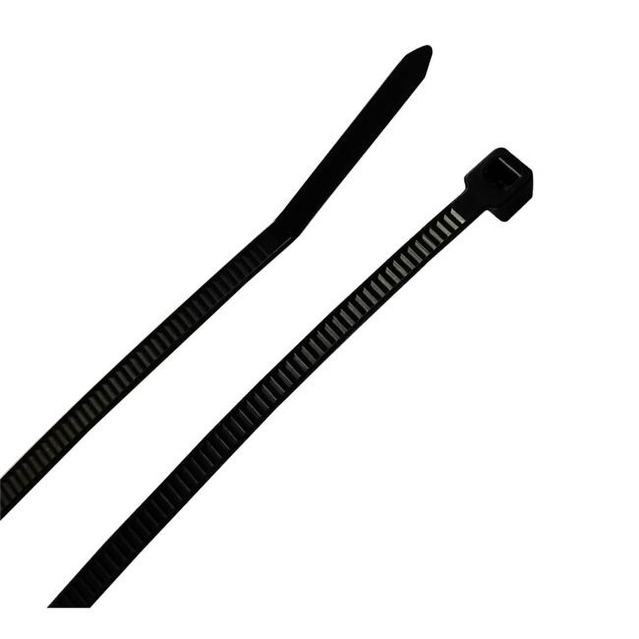 Steel Grip 3004711 4 in. Cable Tie, Black - Pack of 100 - Walmart.com