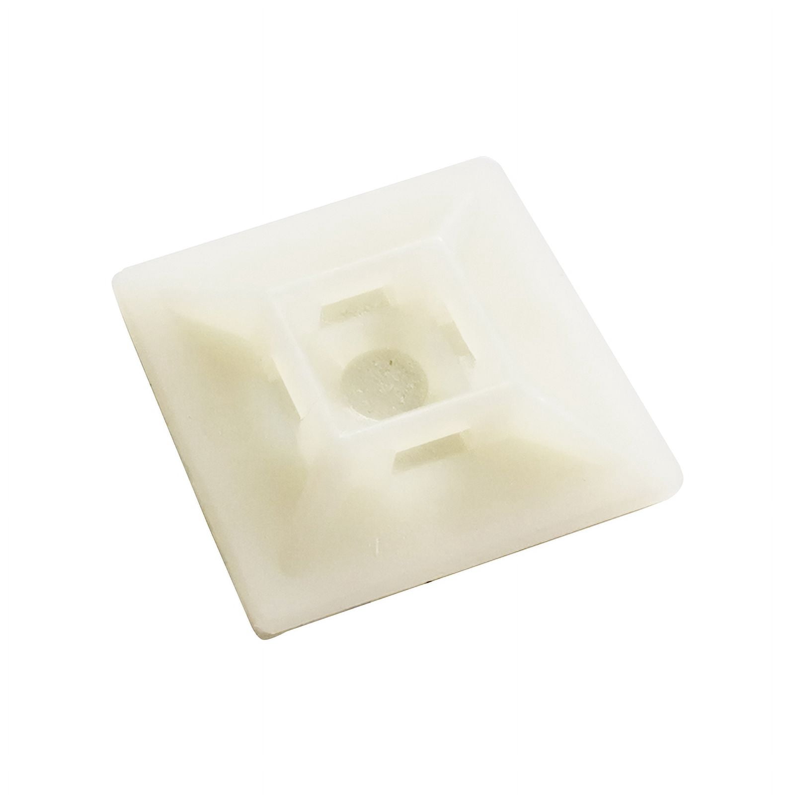 Steel Grip 3004713 1 in. Cable Tie Mount Base, White - Pack of 5 ...
