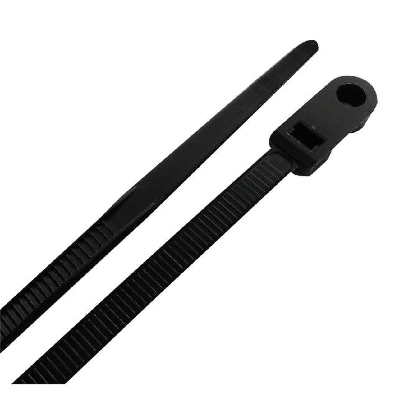 Steel Grip 3004718 8 in. Cable Tie, Black - Pack of 100 - Walmart.com