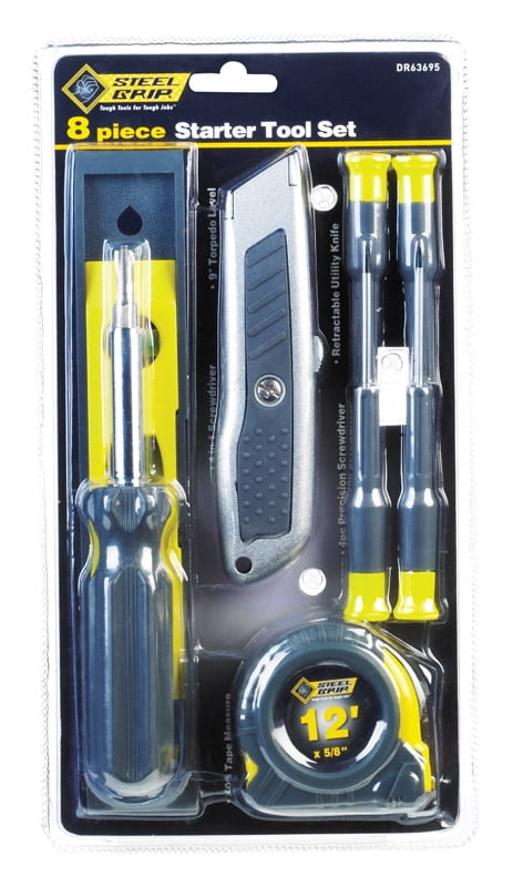 Steel Grip DR63695 8 Piece Starter Tool Set - Walmart.com