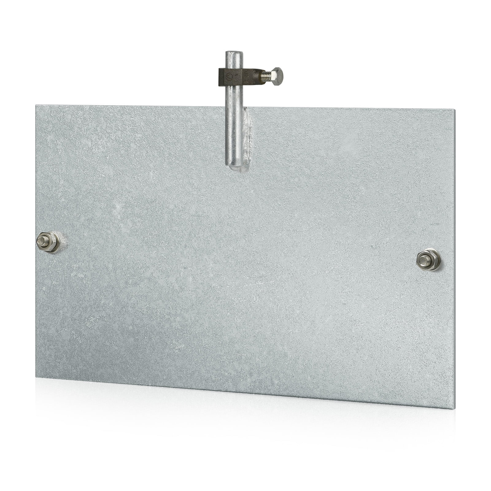 Steel Ground Plate,HDG, with 5/8 Direct Burial Connector UL Listed, 16 ...