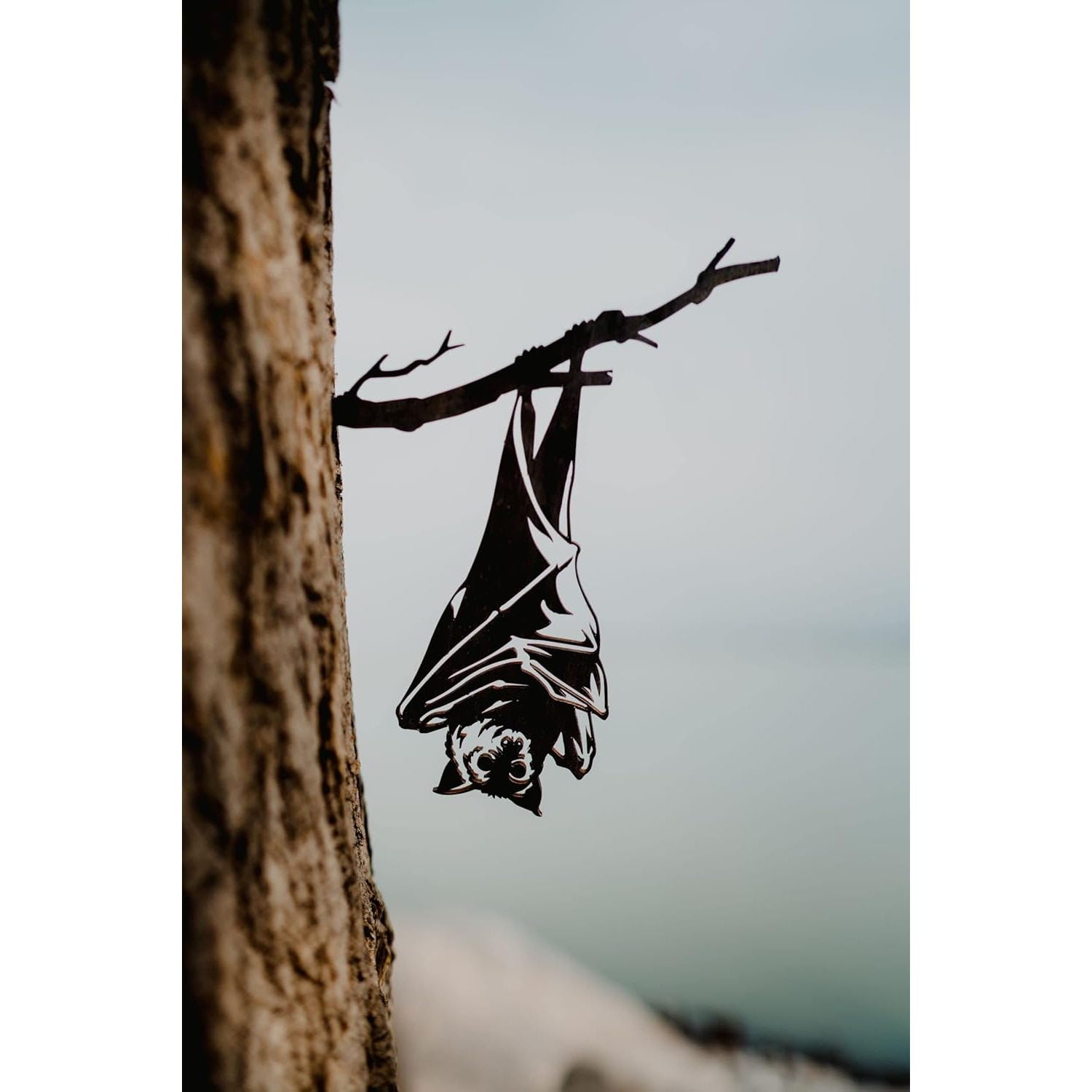 Steel Hanging Bat Decoration | Metal Art | Garden Art | Backyard Art ...