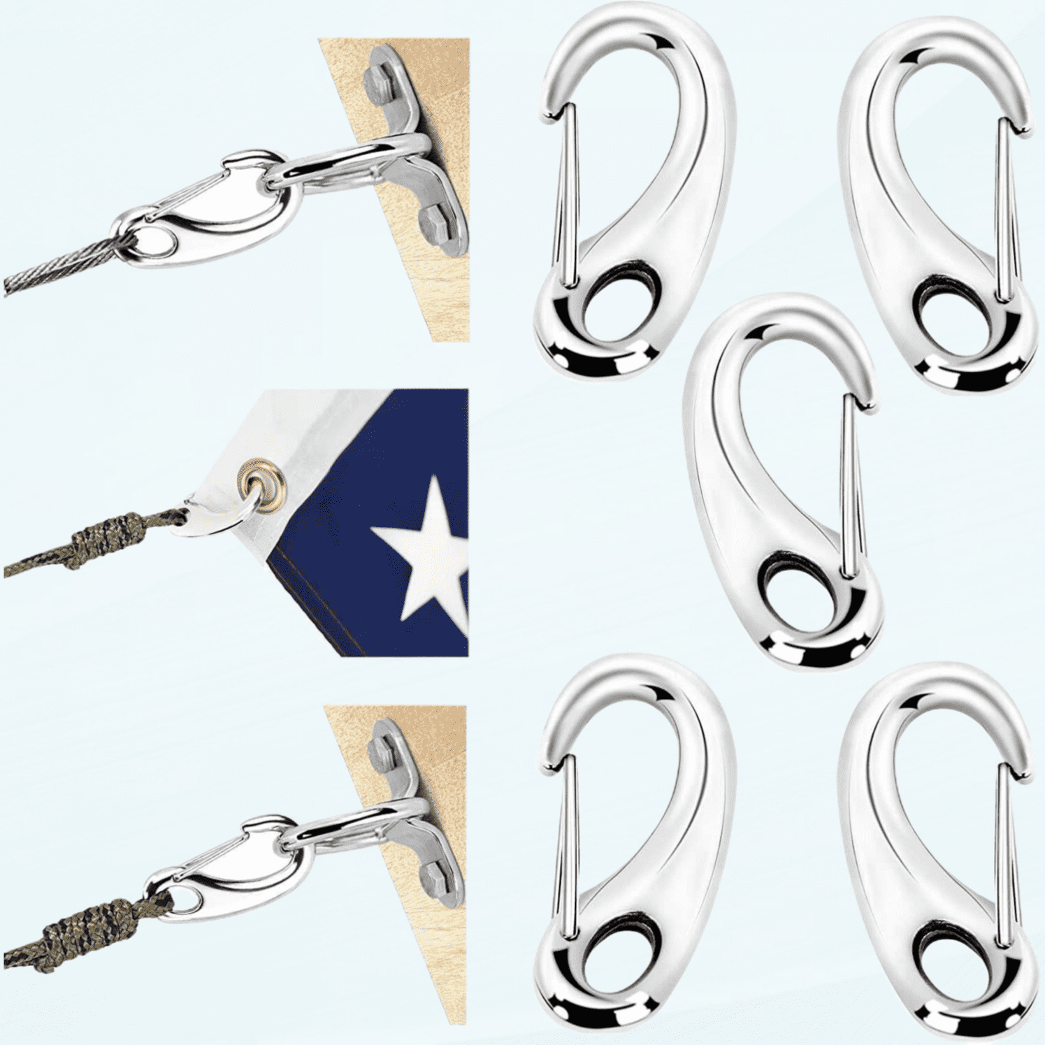 Steel Hawk Heavy Duty Forged 2-Inch Marine Grade 316 Stainless Steel ...