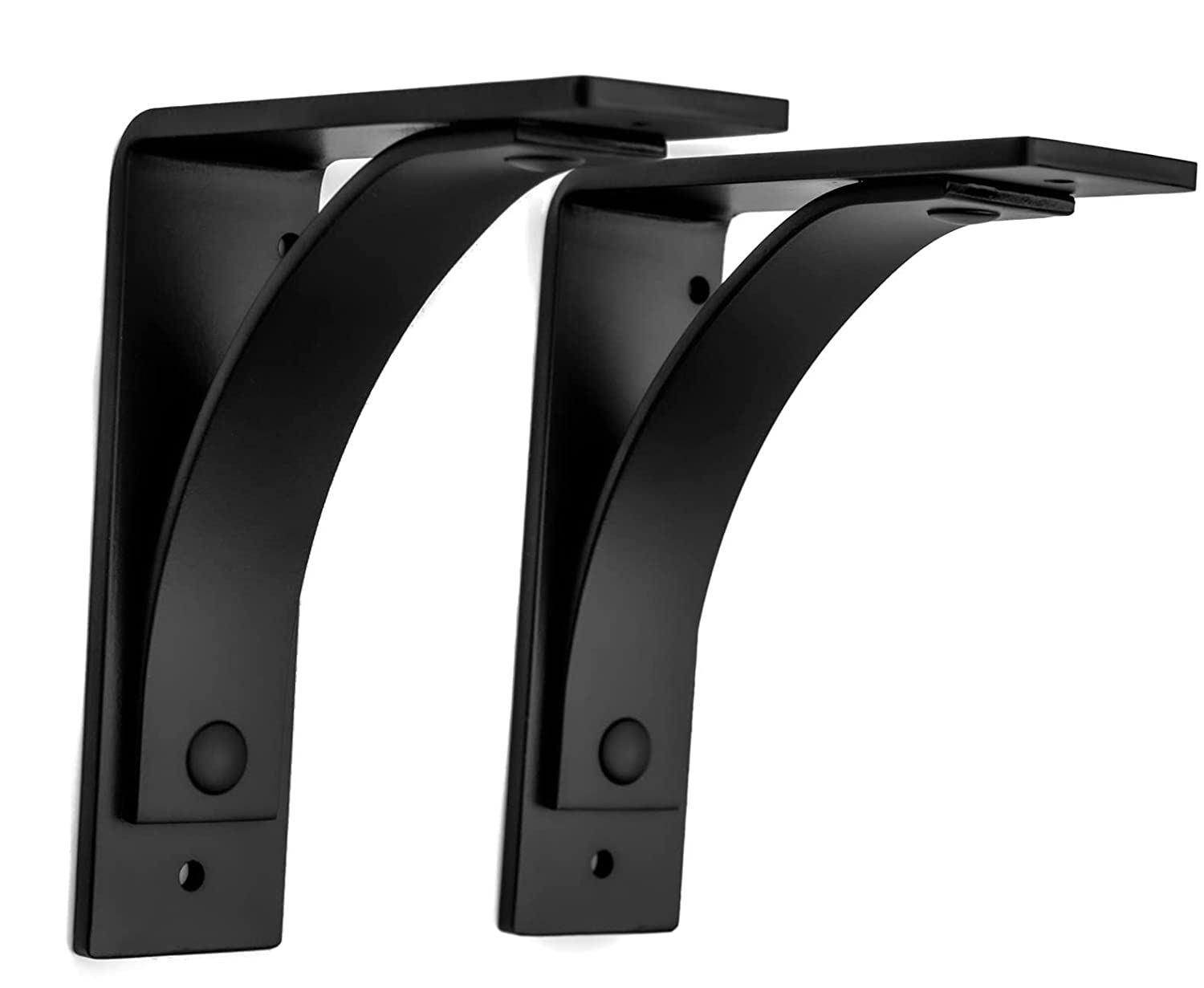 Steel Heavy Duty Support Bracket (2 PACK) Fireplace Mantel Bracket ...
