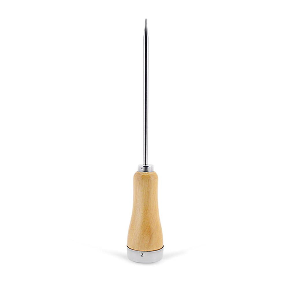 Steel Ice Pick Punch Crusher Icing Breaker Wooden Handle Kitchen Tooll ...