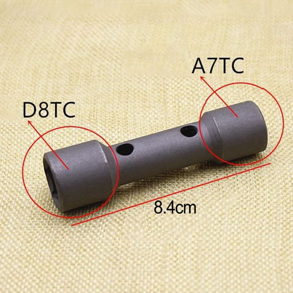 Steel Ignition Spark Socket Spanner Double End Sockets Trexagonal ...