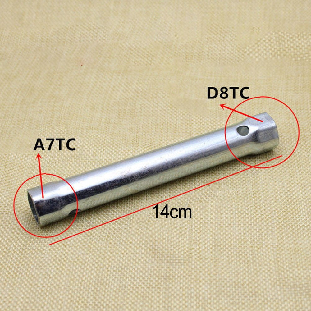 Steel Ignition Spark Socket Spanner Double End Sockets Trexagonal ...