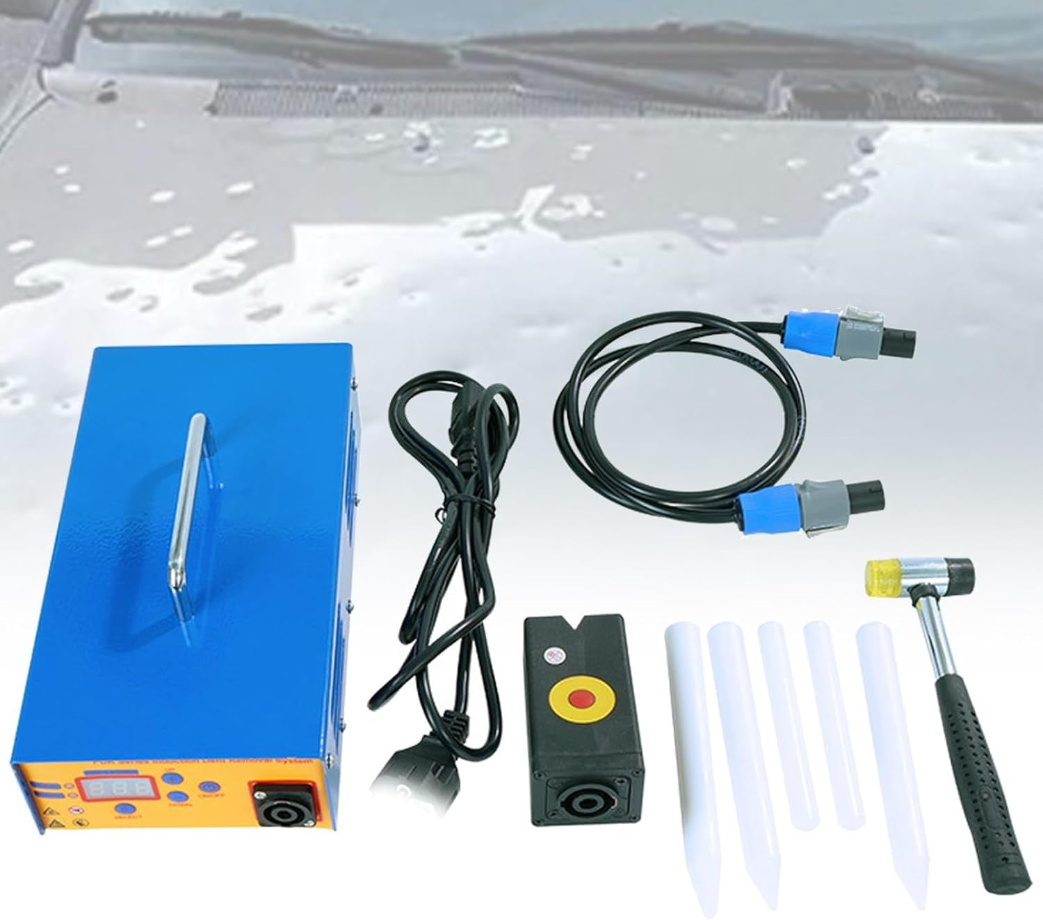 Steel Iron Car Magnetic Dent Removal Tool 1380W, Automotive Paintless ...