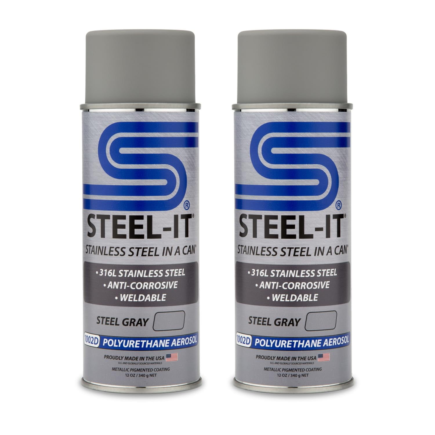 Steel-It 1002D Polyurethane Aerosol, Industrial Paint Coatings ...