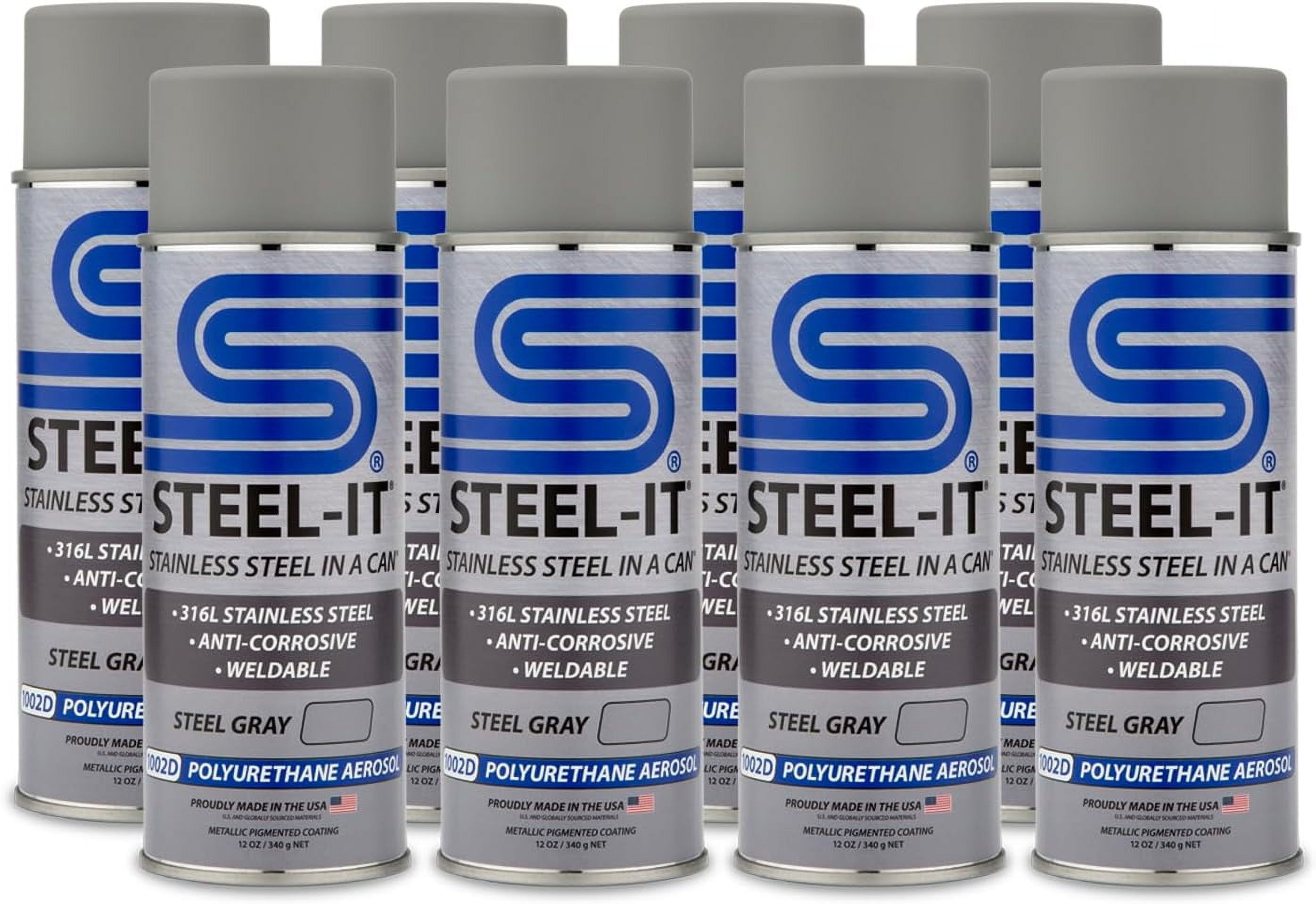 Steel-It 1002D Polyurethane Aerosol, Industrial Paint Coatings ...