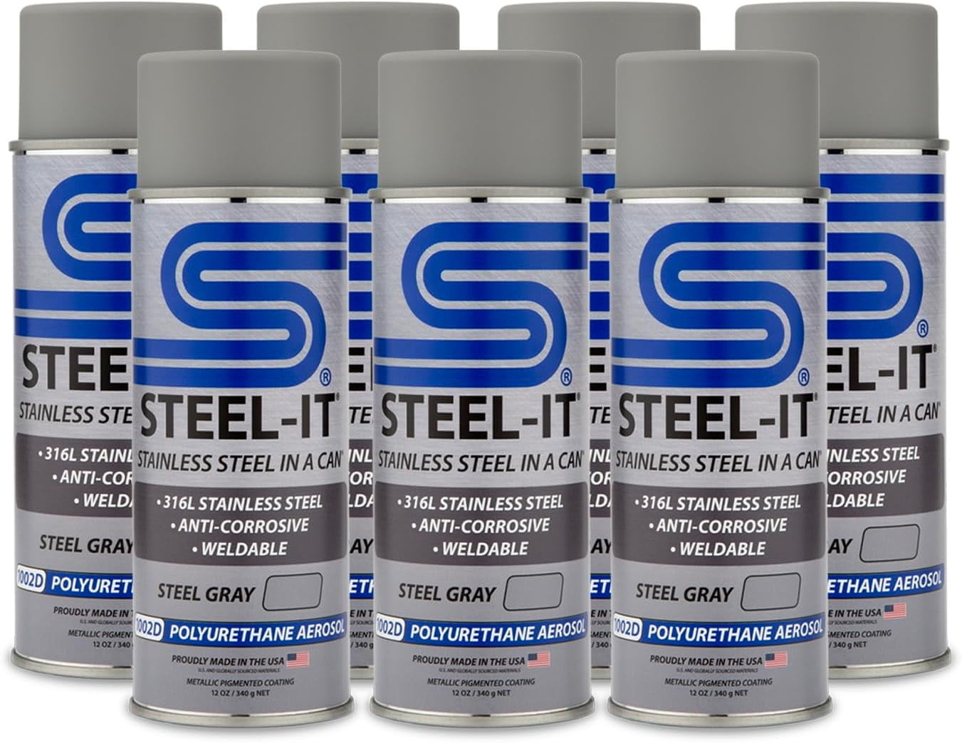 Steel-It 1002D Polyurethane Aerosol, Industrial Paint Coatings ...