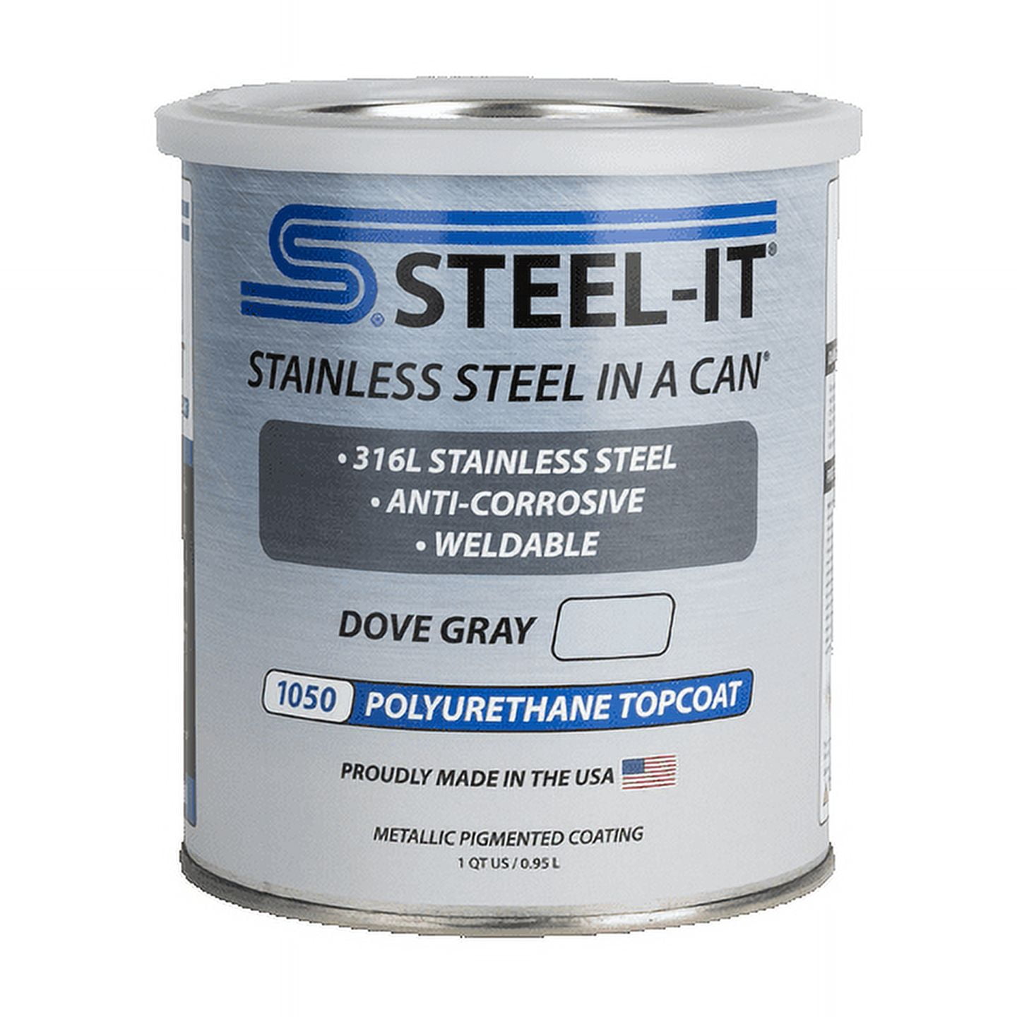 Steel-It 1050Q Polyurethane Topcoat, Industrial Paint Coating, – Dove ...