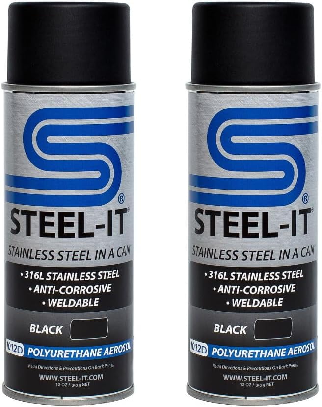 Steel-It Polyurethane Spray Paint, Coating with Stainless Steel ...