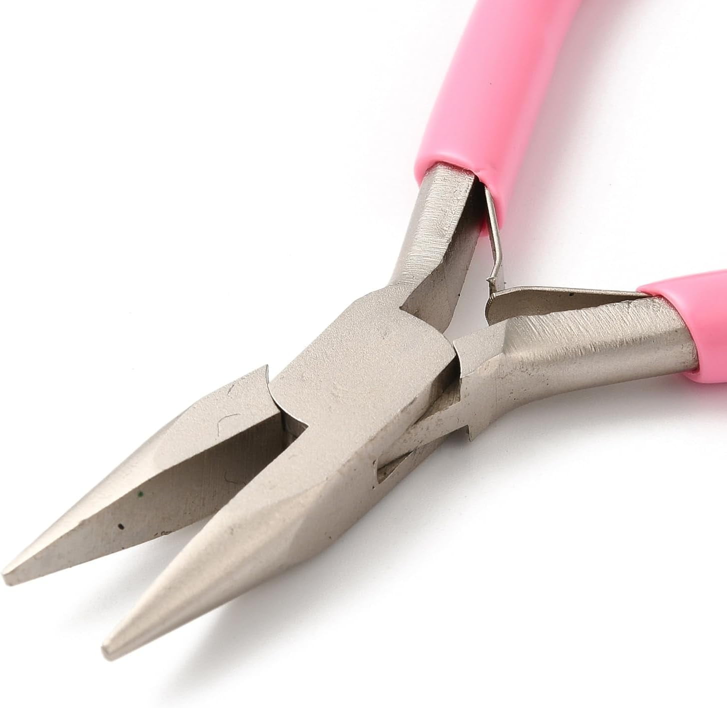 Steel Jewelry Pliers Needle Nose & Chain Nose Pink Plier with Plastic ...