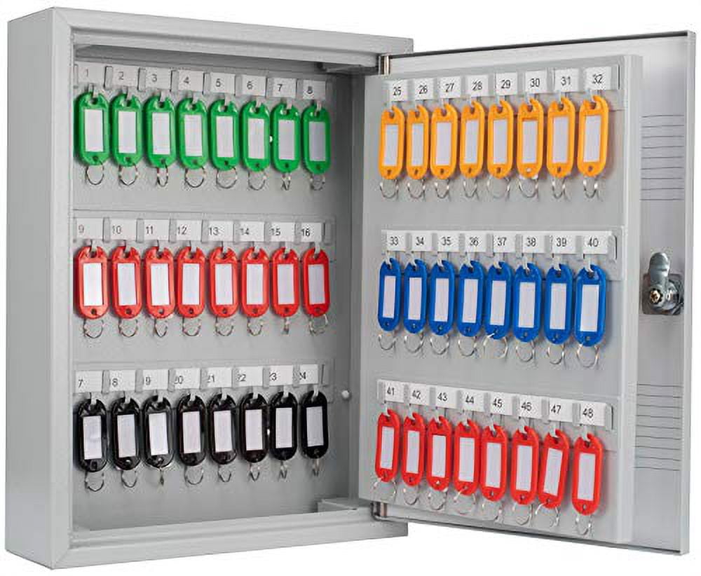 Steel Key Safe Wall Mount Cabinet Storage Key Lock Safe Box (75 Key ...