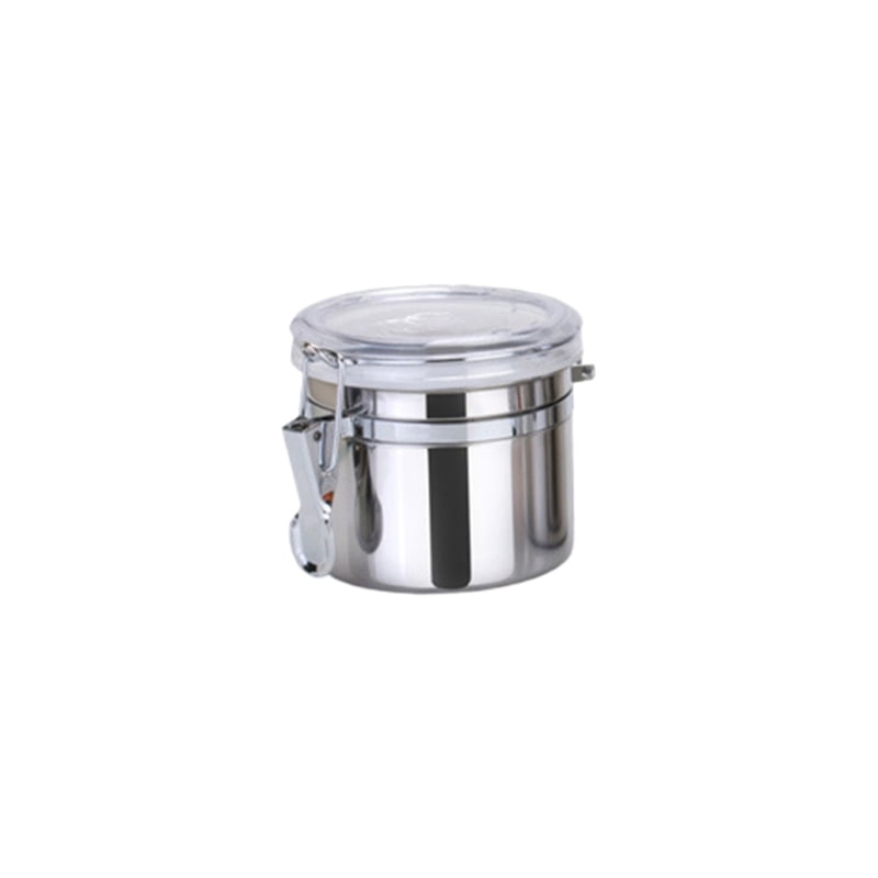 Steel Kitchen Storage Container Food Storage Sealed Canister with Clear ...
