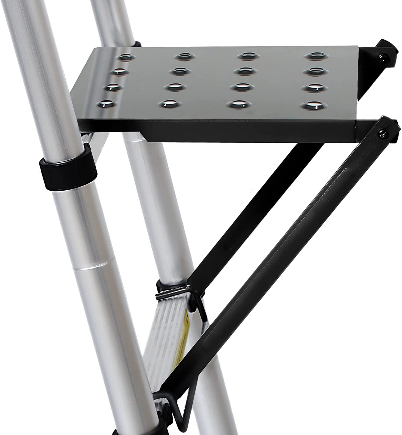 Steel Ladder Platform, Anti-Slip 400 Pounds Extension Ladder Work ...