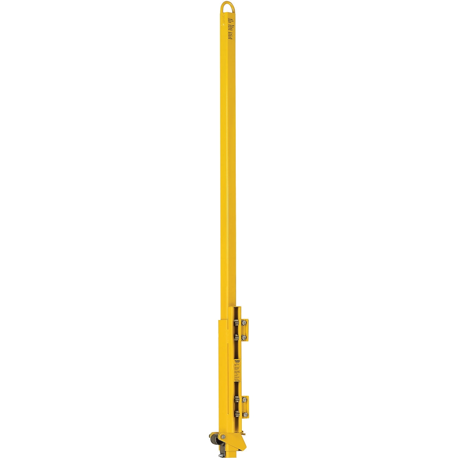 Steel Ladder Safety Post, Yellow Powder Coated - Walmart.com