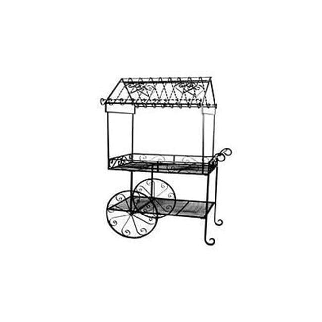 Steel Large Flower Cart - Black, Metal Garden Outdoor Display - Walmart.com