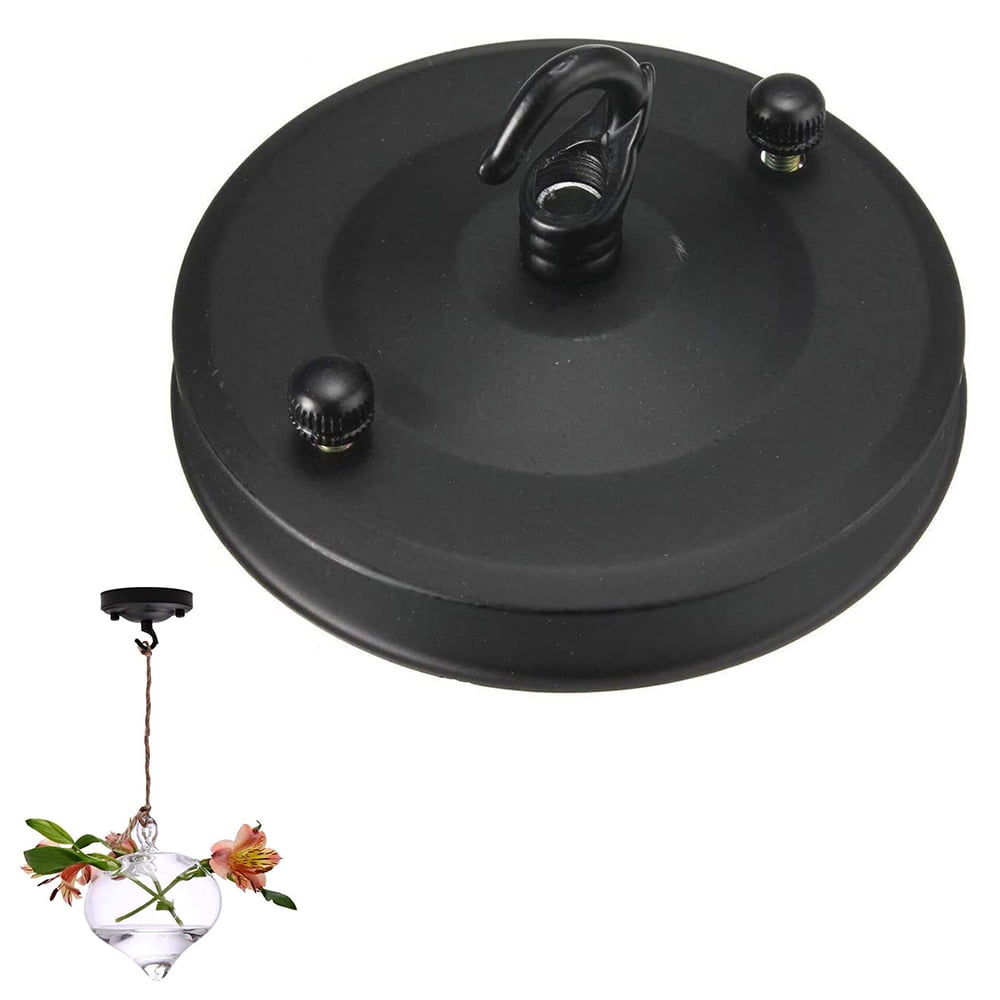 Steel Light Canopy Kit, Vintage Chandelier Ceiling Plate with Hook ...