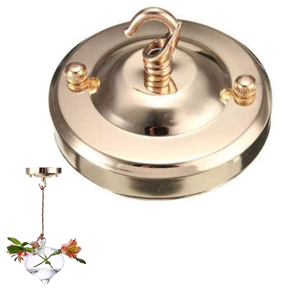 Steel Light Canopy Kit, Vintage Chandelier Ceiling Plate with Hook ...