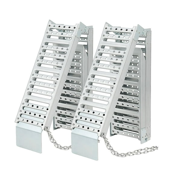 Steel Loading Ramps 1000 Lbs, 2Pcs Folding Powerspots Ramps for Pickup ...
