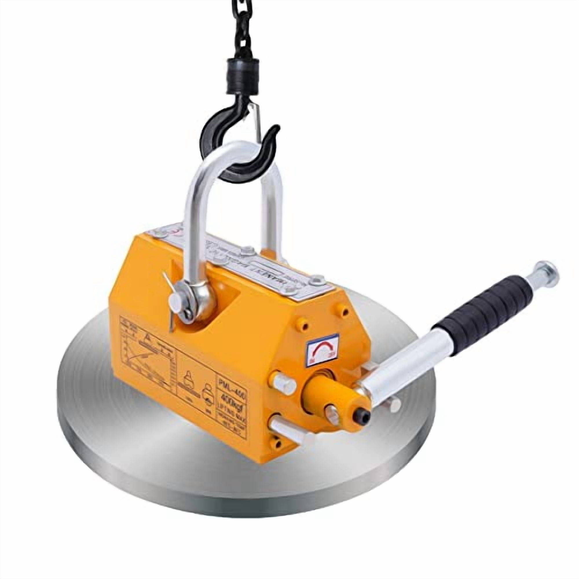 Steel Magnetic Lifter, 220LBS - 4400LBS Heavy Duty Metal Lifting Magnet ...