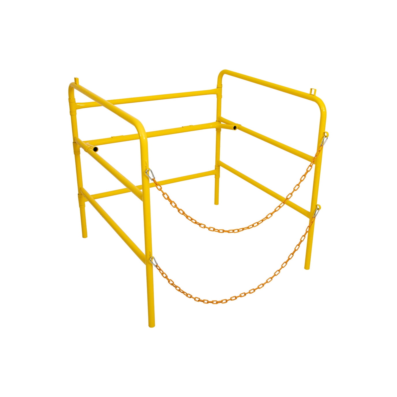 Steel Manhole Guard Rail, Foldable Manhole Guardrail with Two Hooking ...