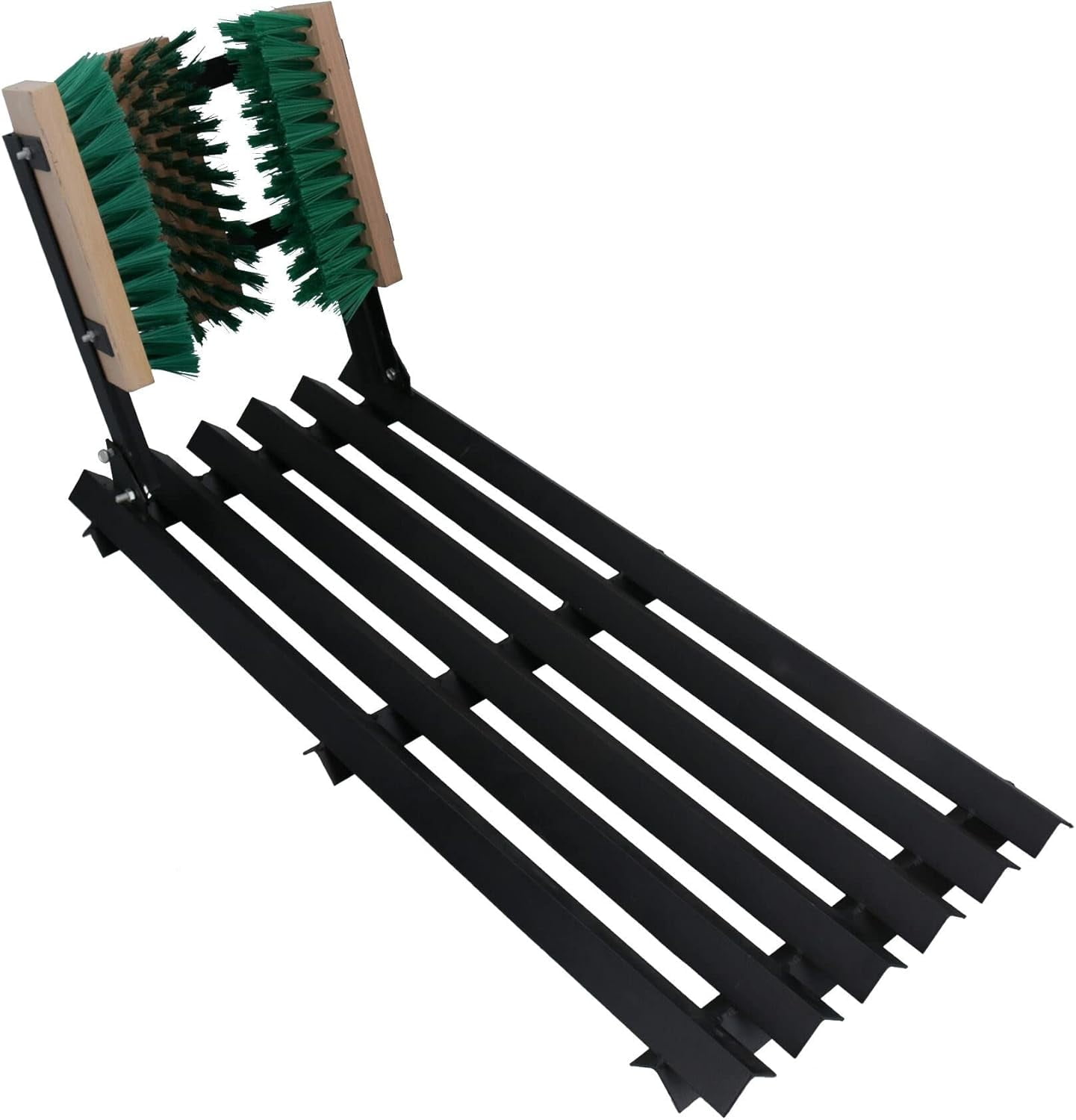 Steel Mat Scraper & Boot Brush Shoe Welly Scrub Muck Mud Door Farm Yard ...