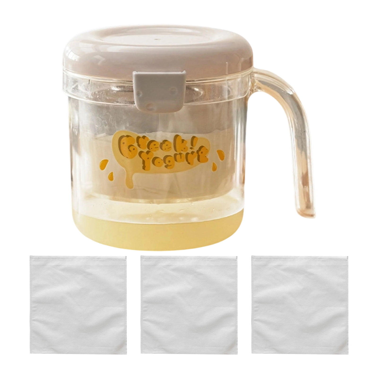Steel-Mesh Yogurt Strainer Set Homemade Curd Maker Tool for Creamy ...