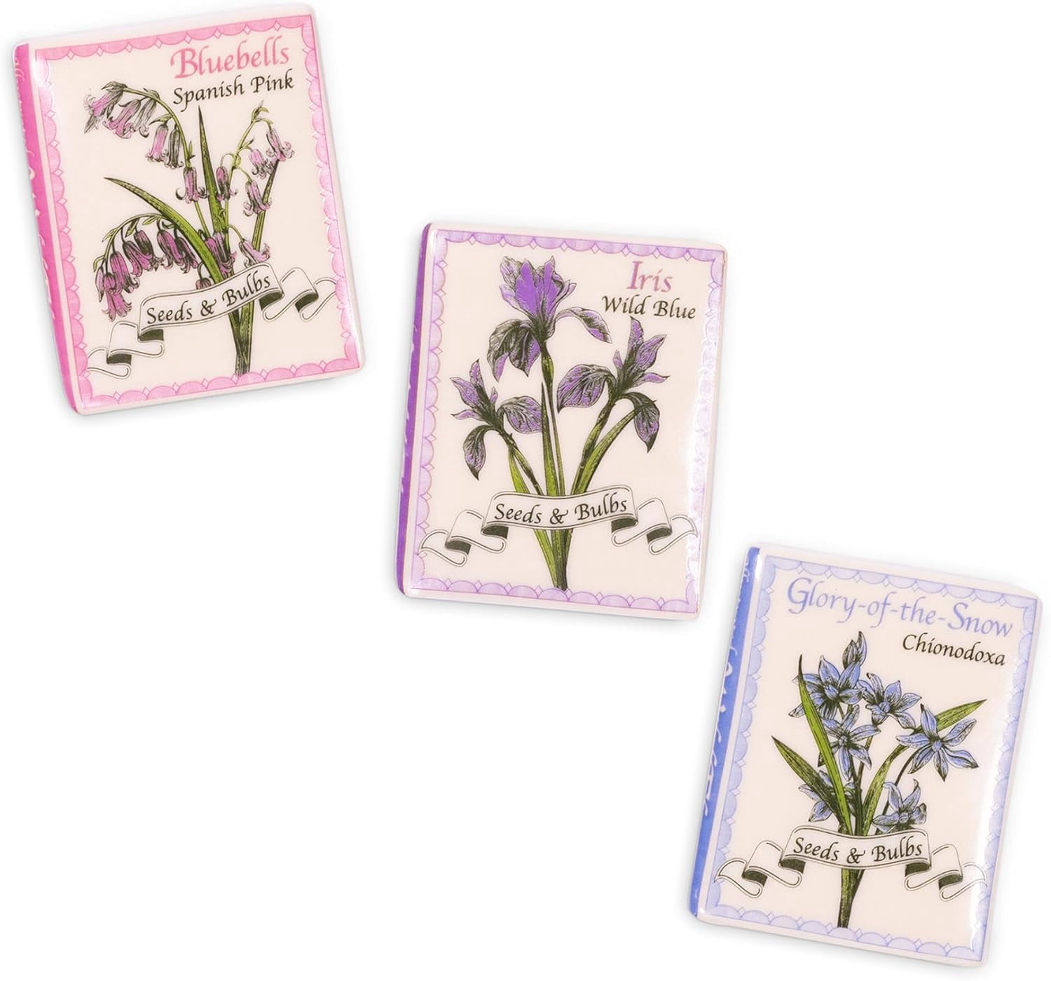 Steel Mill and Co Book Magnet Set of 3, Ceramic Novelty Refrigerator ...