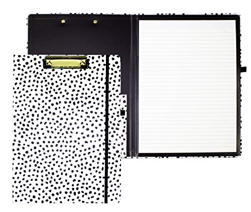 Steel Mill & Co. Clipboard Folio with Refillable Lined Notepad, Stylish ...